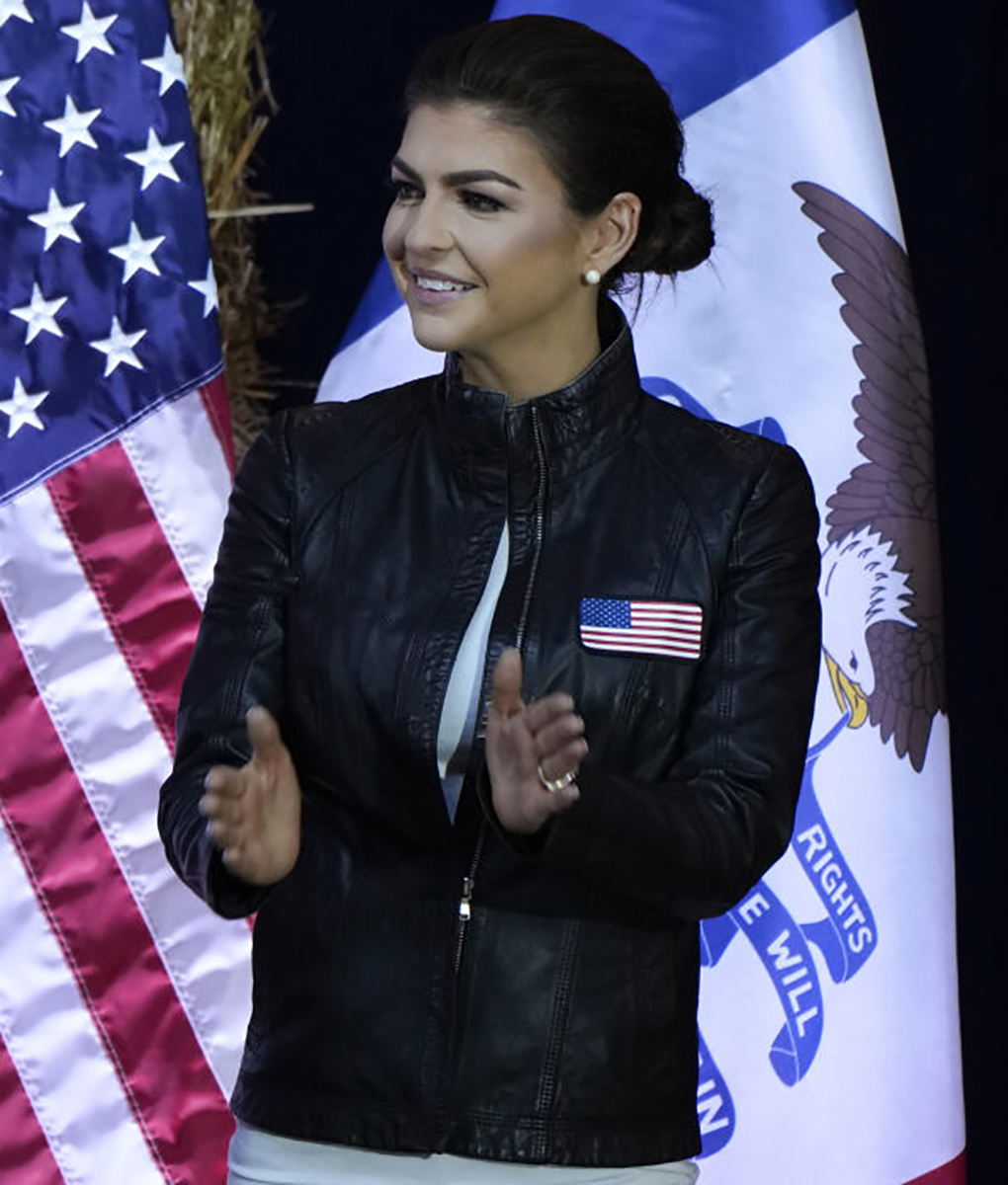 Casey DeSantis Where Woke Goes To Die Leather Jacket