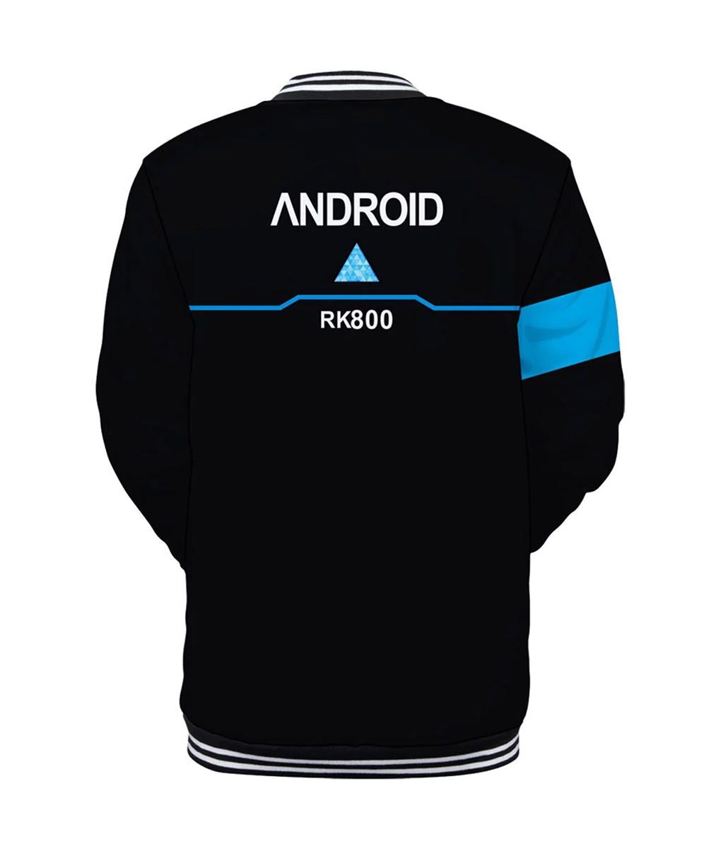 Detroit Become Human Connor RK-800 Varsity Jacket