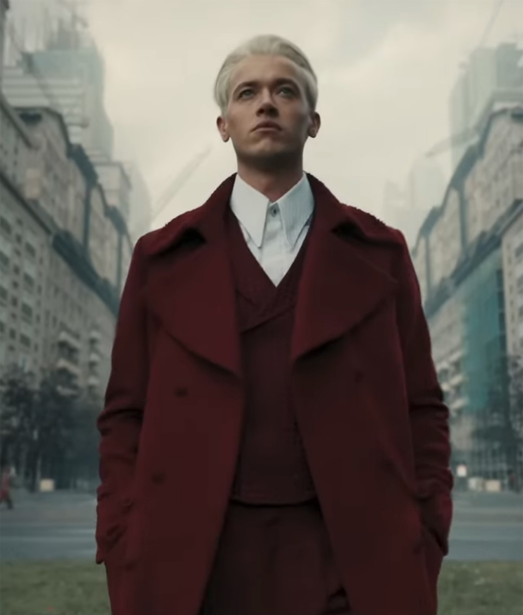 Tom Blyth Hunger Games Red Coat - Coriolanus Snow Coat | The Leather City
