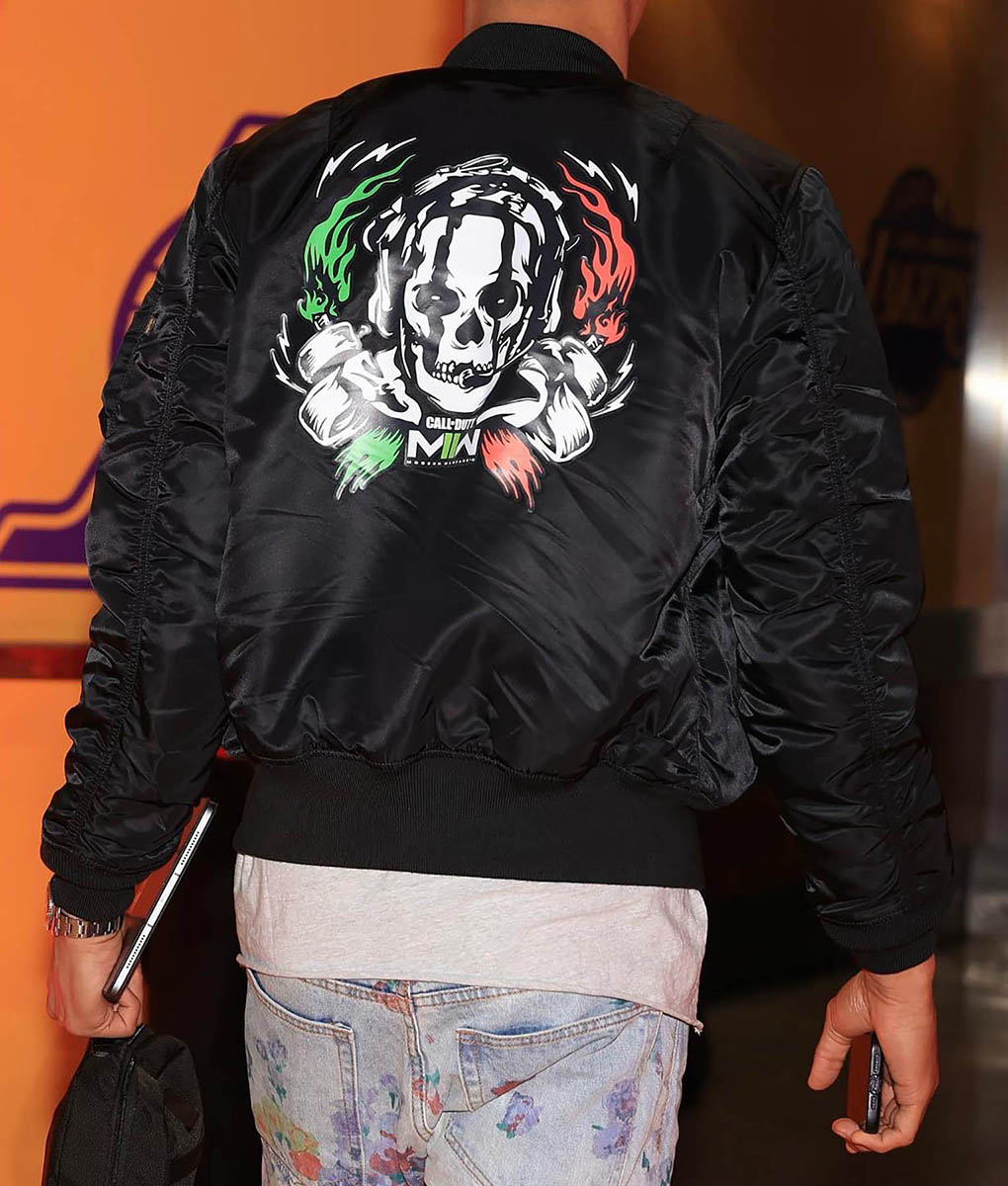 Juan Toscano-Anderson COD MW2 Black Bomber Jacket