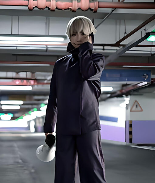 Satoru Gojo Jujutsu Kaisen Jacket | Gojo Bomber Jacket