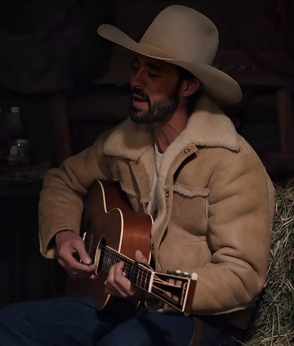 Yellowstone Ryan Bingham Walker Suede Leather Jacket