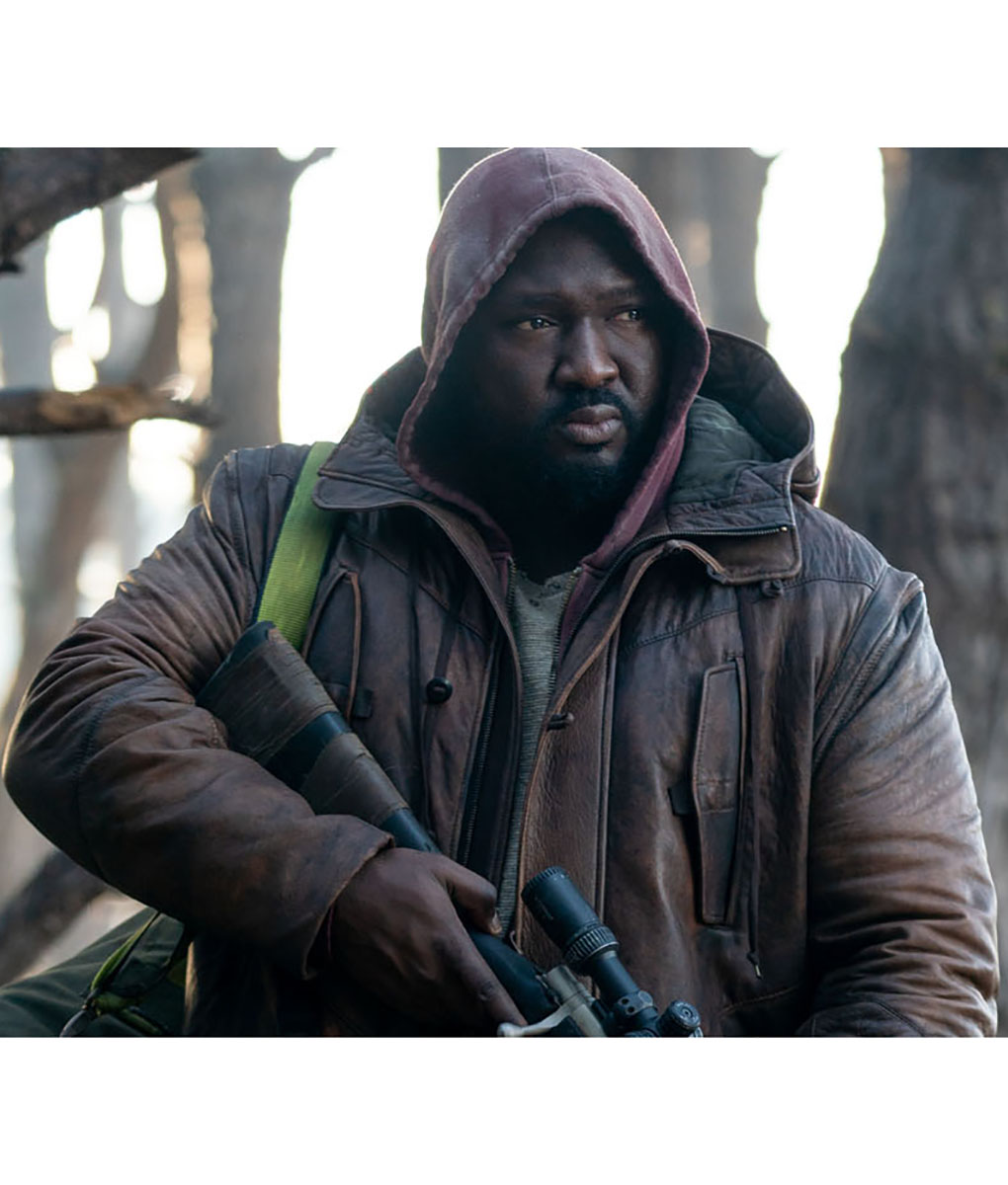 Sweet Tooth Nonso Tommy Jepperd Brown Leather Coat