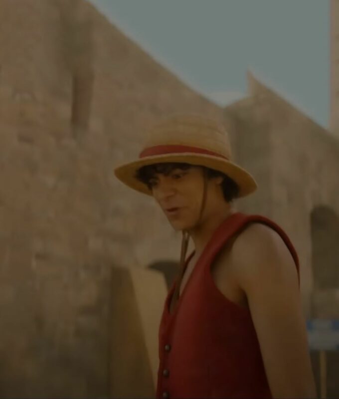 One Piece Iñaki Monkey D. Luffy Red Vest