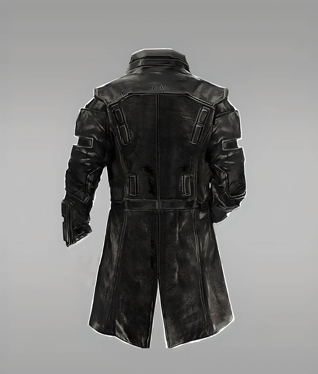 Cyberpunk 2077 Goro Takemura Black Leather Coat