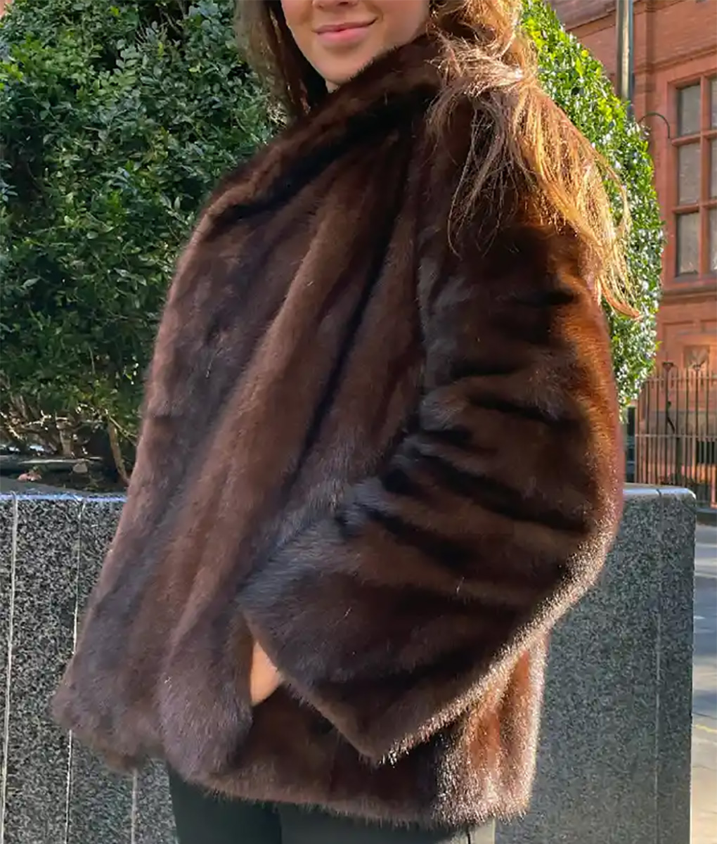 Emma Brown Fur Coat