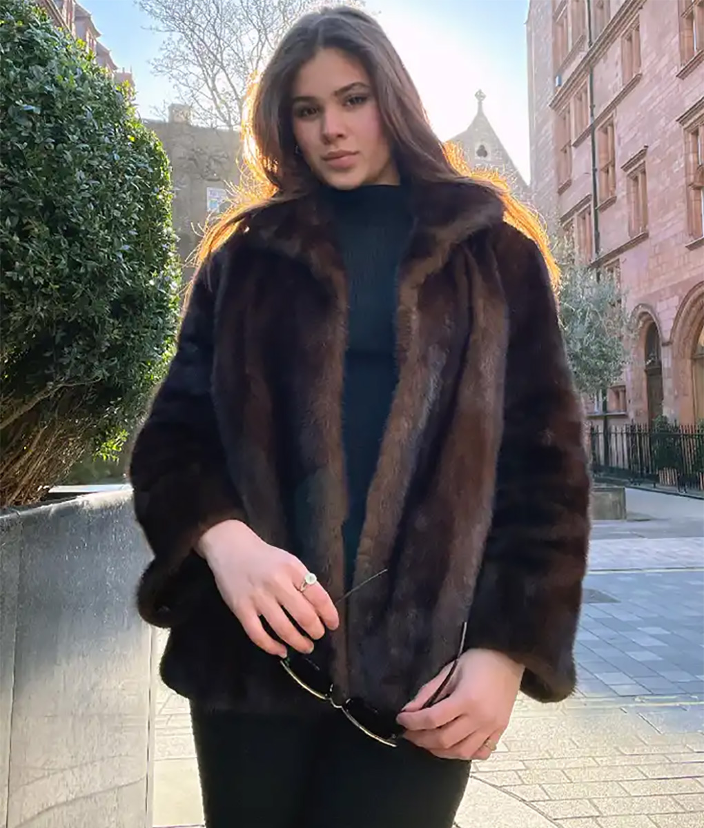 Emma Brown Fur Coat