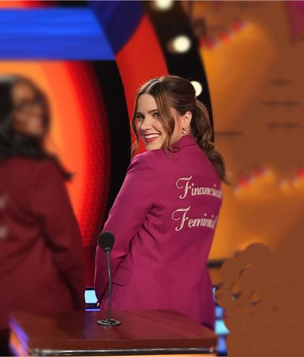 Family Feud Sophia Bush Pink Blazer