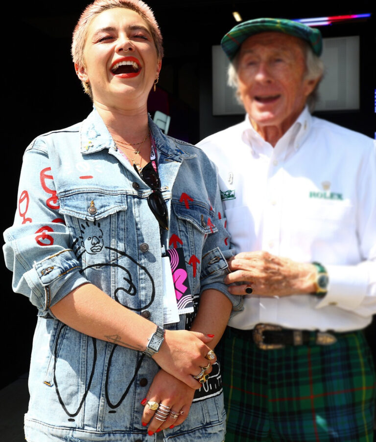 Florence Pugh Blue Denim Jacket