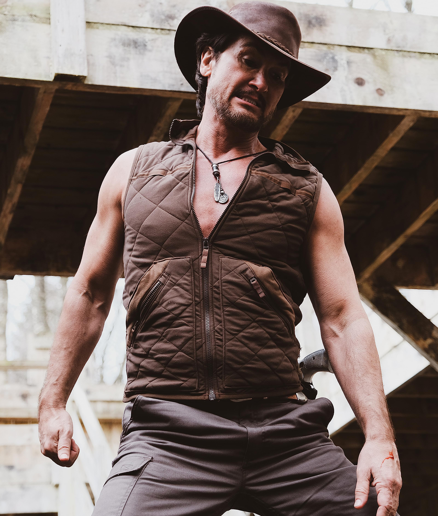 I am Rage Niko Foster Wilson Quilted Vest