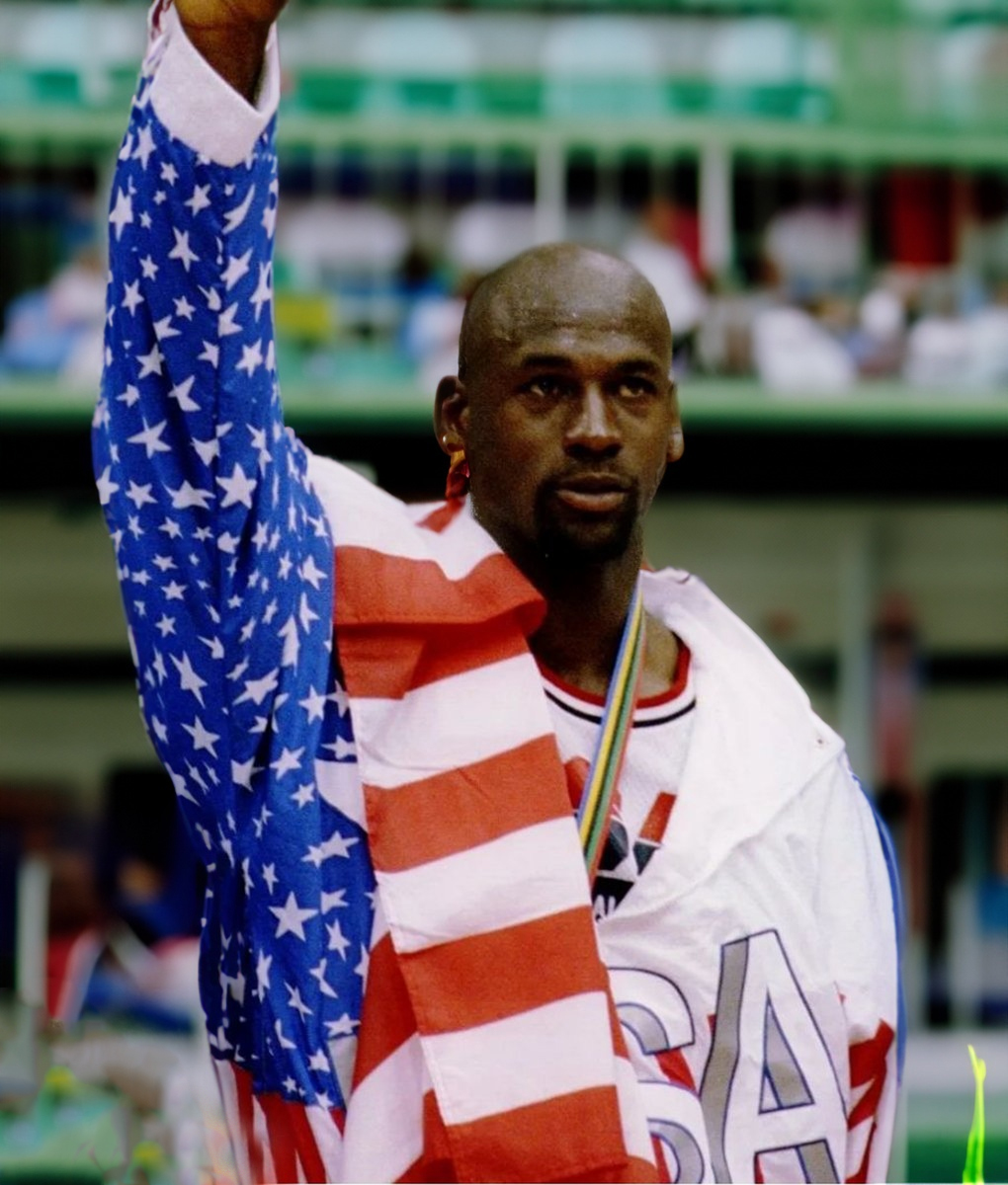 Michael Jordan American Flag Jacket