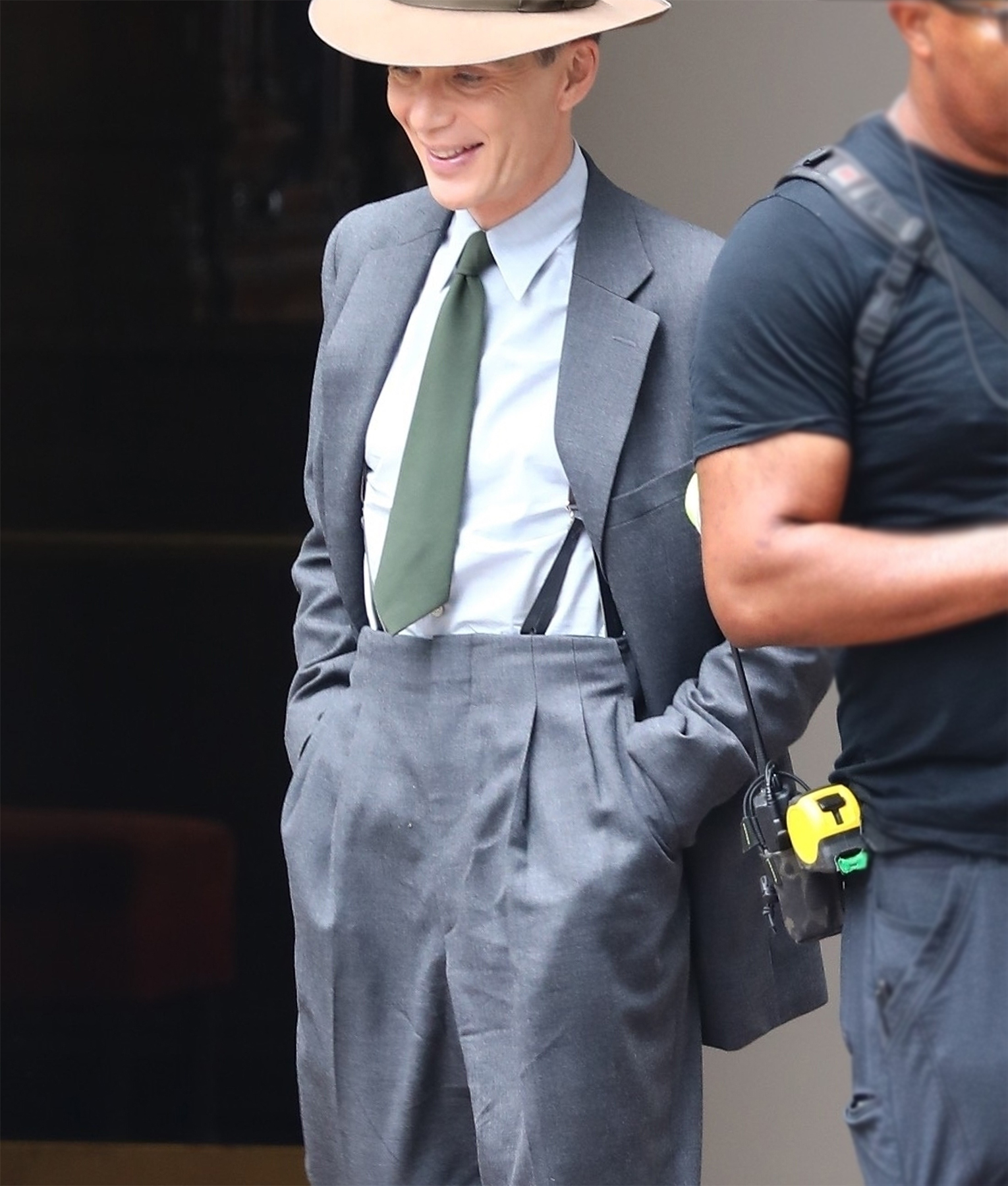 Oppenheimer Cillian J. Robert Oppenheimer Gray Suit