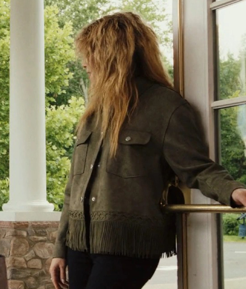 Poker Face Natasha Charlie Cale Green Jacket