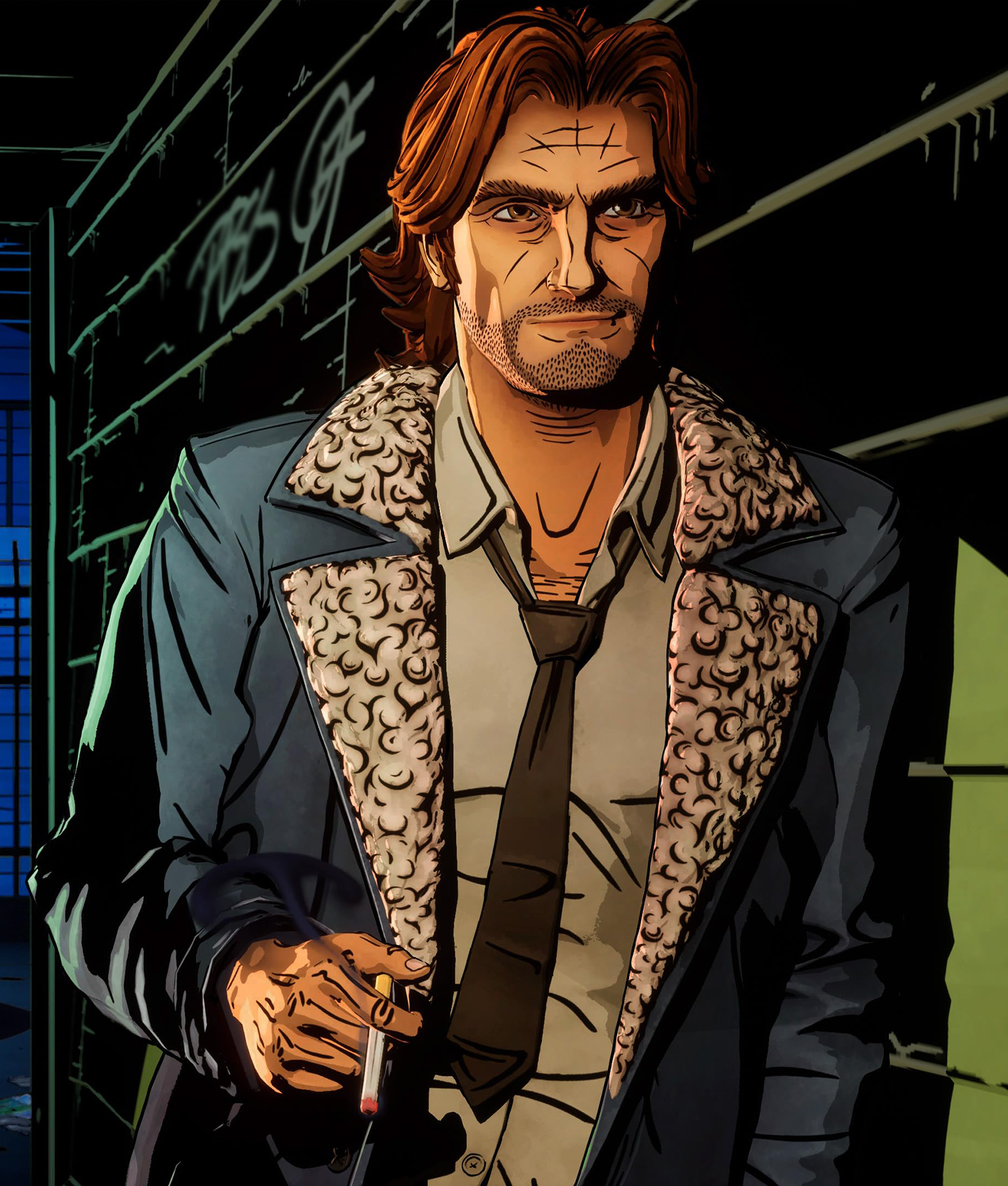 The Wolf Among Us 2 Bigby Wolf Coat