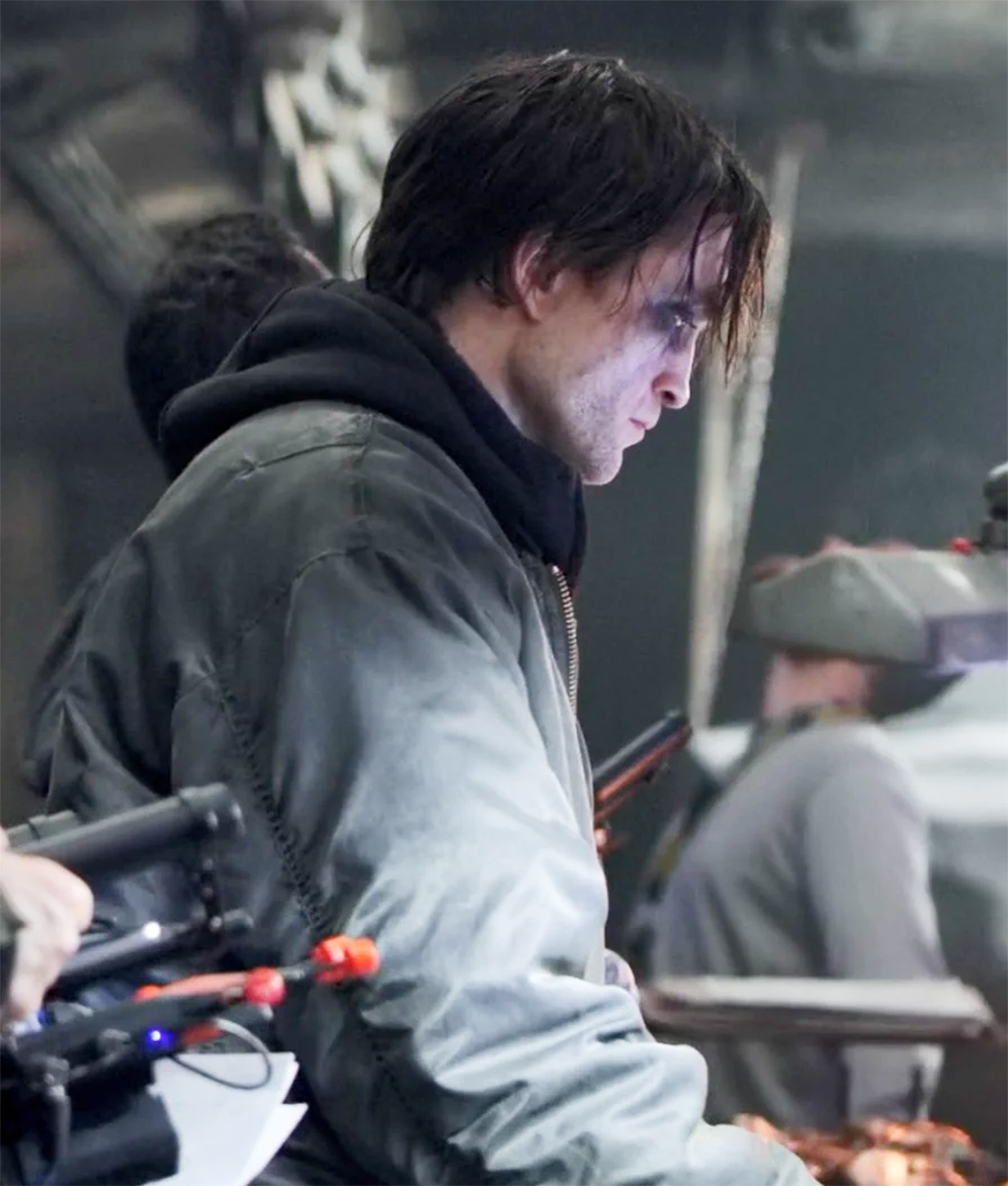 Robert Pattinson Bomber Jacket The Batman - The Batman Bruce Wayne ...