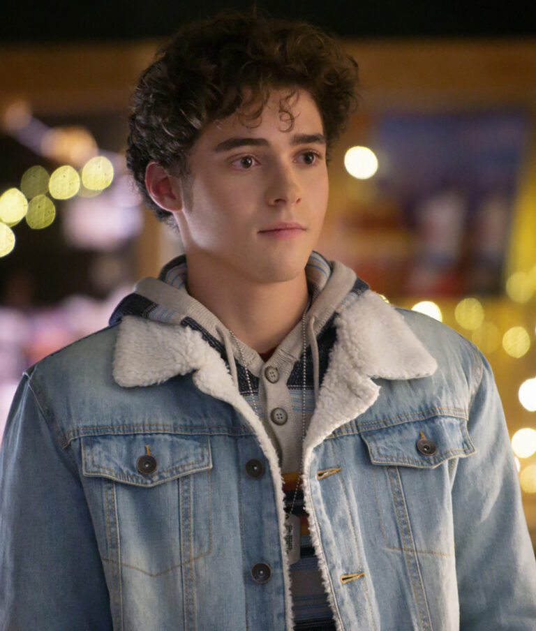 High School Musical Ricky Shearling Denim Jacket | Joshua Bassett Jacket