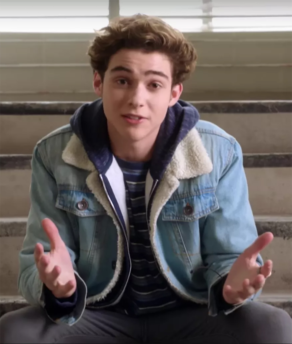 High School Musical Ricky Shearling Denim Jacket | Joshua Bassett Jacket