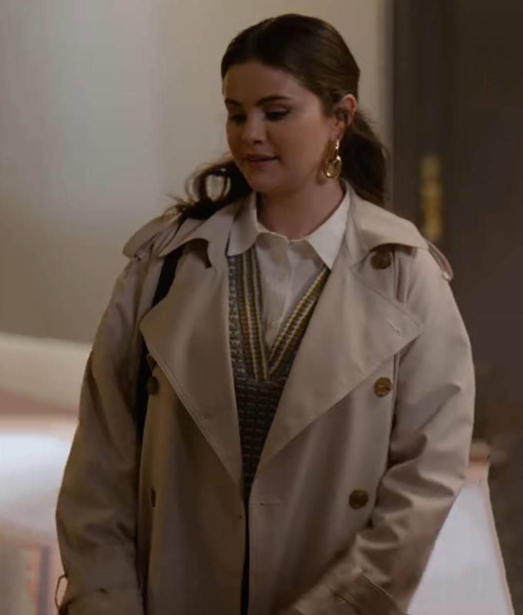 Only Murders in the Building Selena Gomez Mabel White Coat