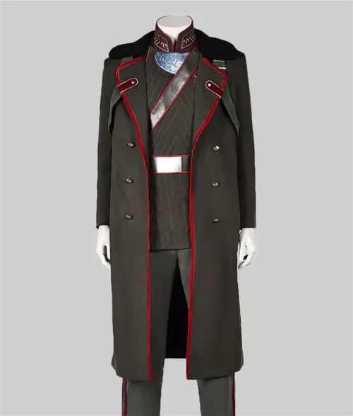 Rebel Moon Admiral Atticus Noble Coat | Ed Skrein Coat