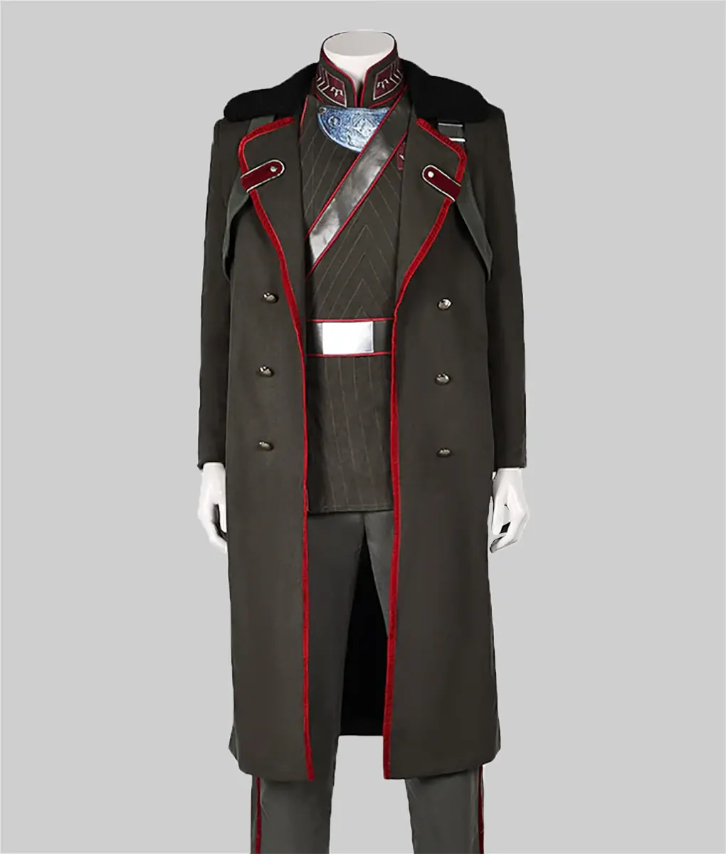 Rebel Moon Admiral Atticus Noble Coat | Ed Skrein Coat