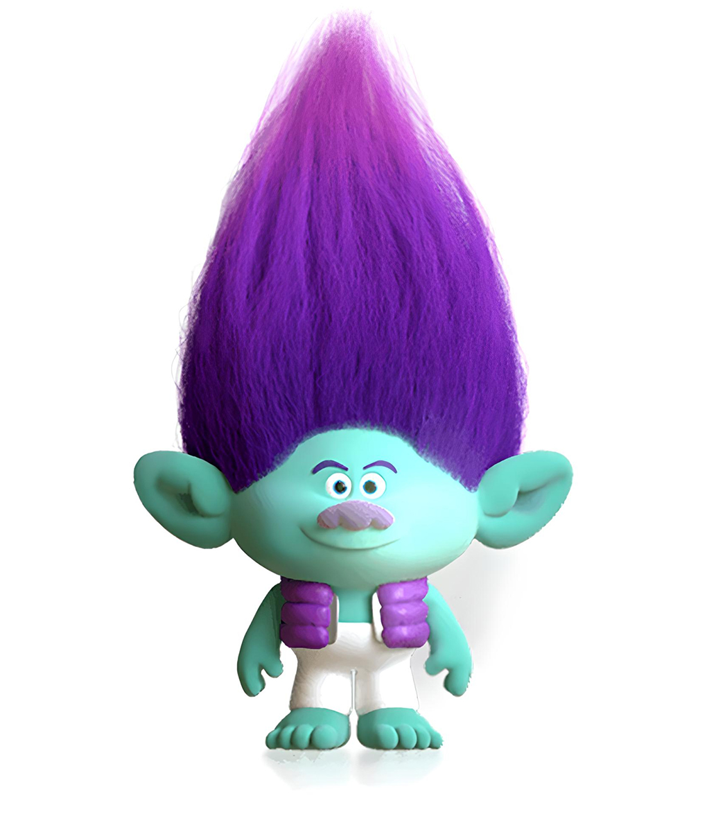 Trolls Band Together Spruce Purple Puffer Vest