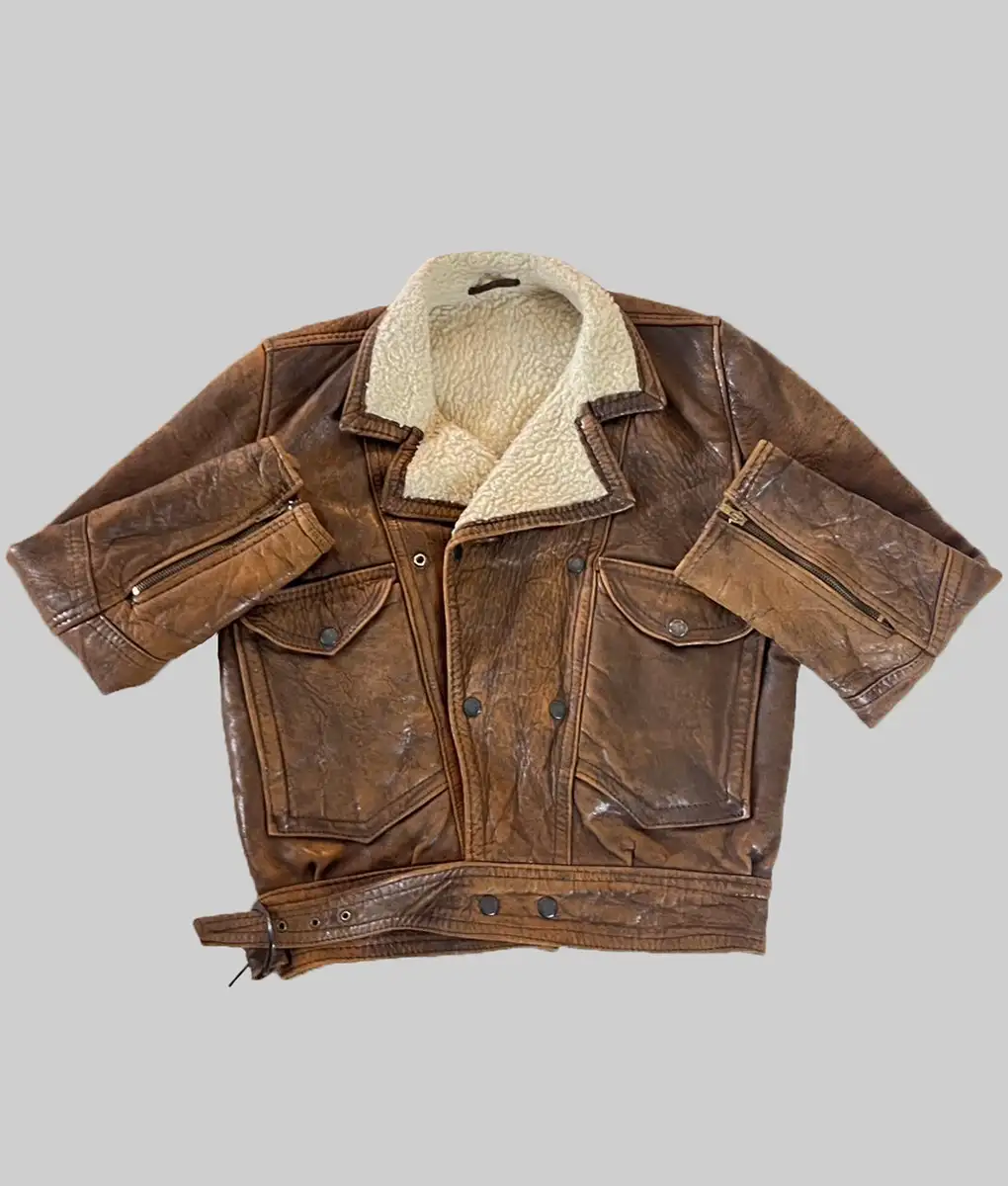 Sex Education Adam Groff Brown Jacket | Connor Swindells Jacket