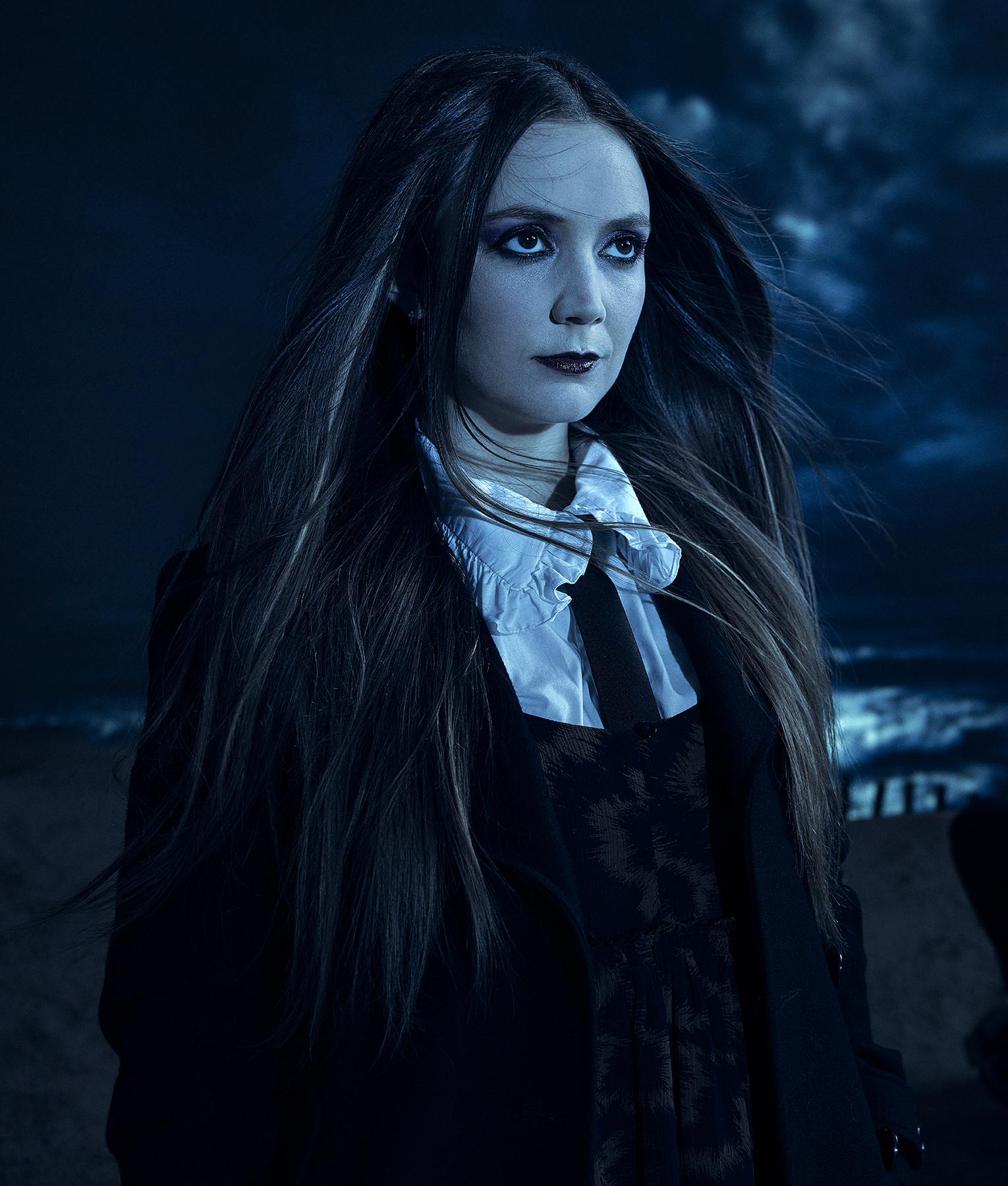 American Horror Story S09 Winter Anderson Black Coat | Billie Lourd Coat