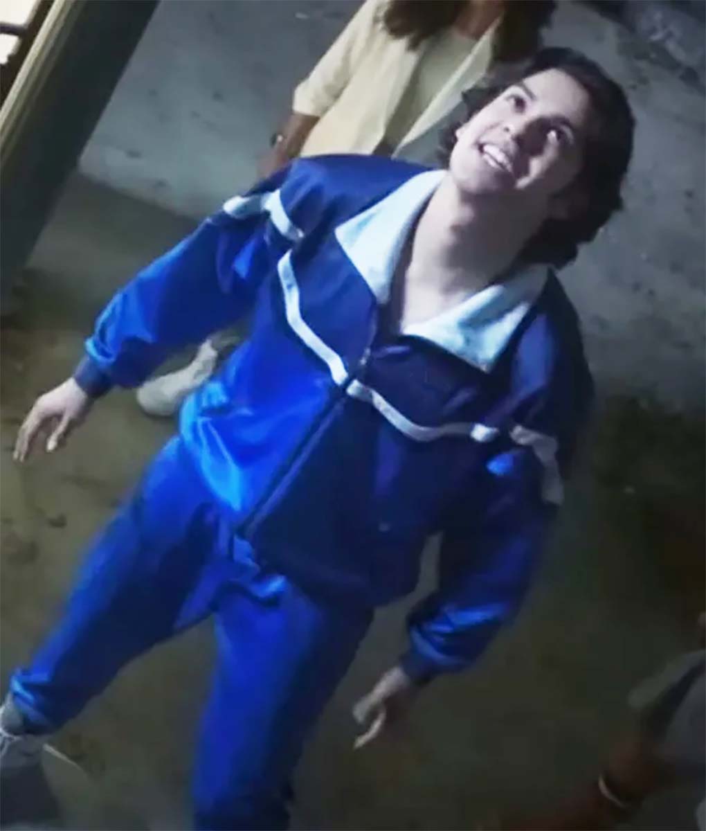 Blue Beetle Jaime Reyes Blue Tracksuit | Xolo Maridueña Tracksuit