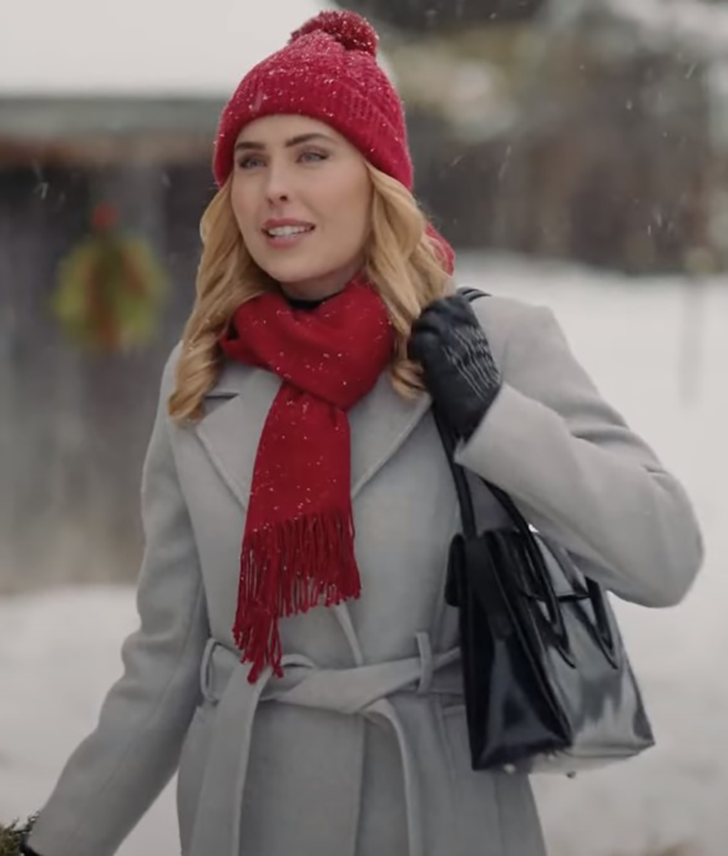 Christmas On The Alpaca Farm Kirsten Comerford Grey Coat | The Leather City