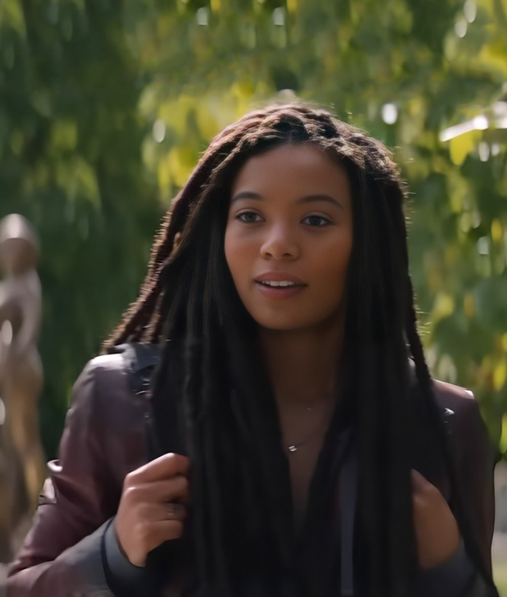 Gen V Marie Moreau Maroon Coat | Jaz Sinclair Coat