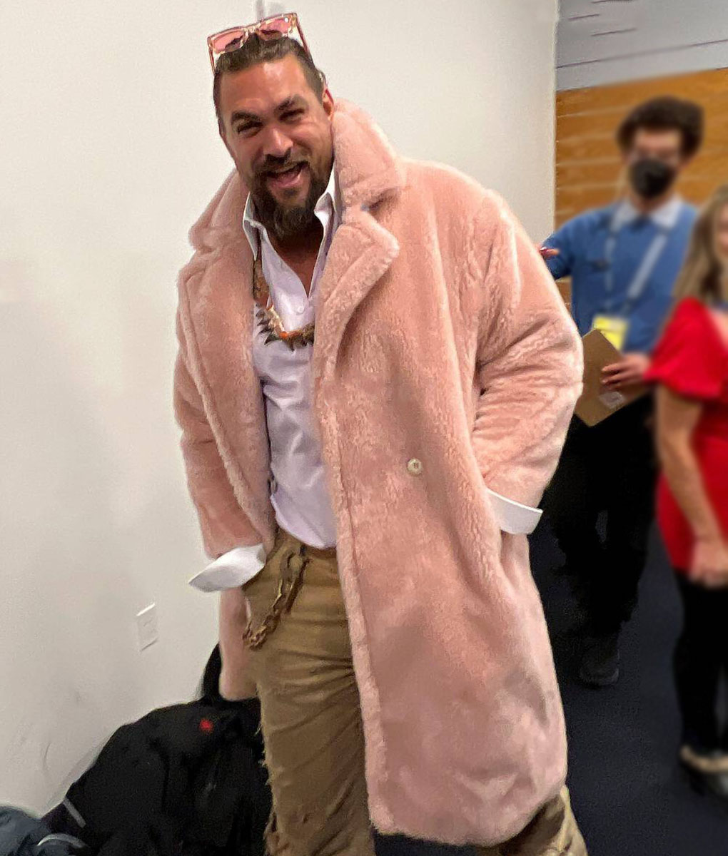 Deep Rising Premiere Jason Momoa Fur Coat | The Leather City