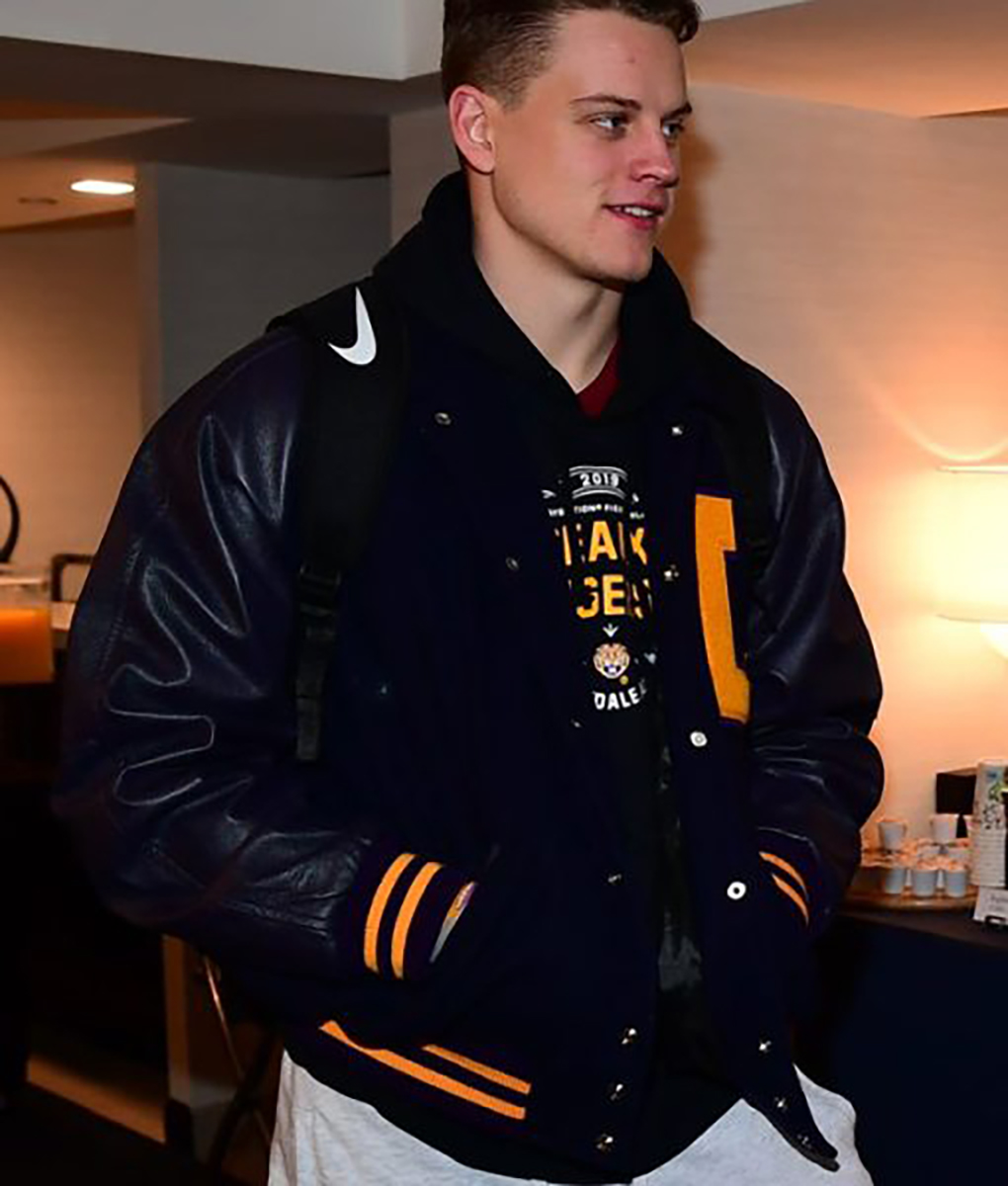 Heisman Trophy ceremony joe burrow Black Jacket | The Leather City