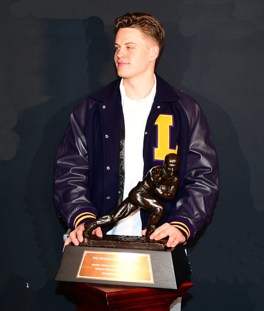 Heisman Trophy ceremony joe burrow Black Jacket | The Leather City