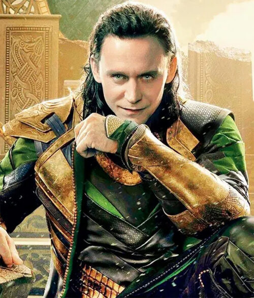 Loki Black Long Leather Coat | Tom Hiddleston Coat