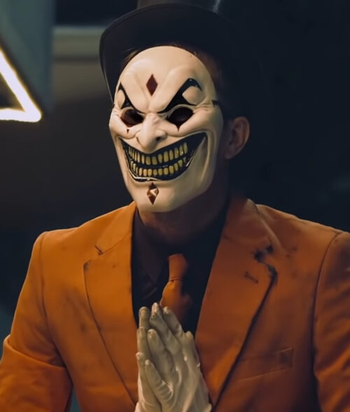 Michael Sheffield Orange Costume Suit - The Jester Cosplay Outfit | The ...