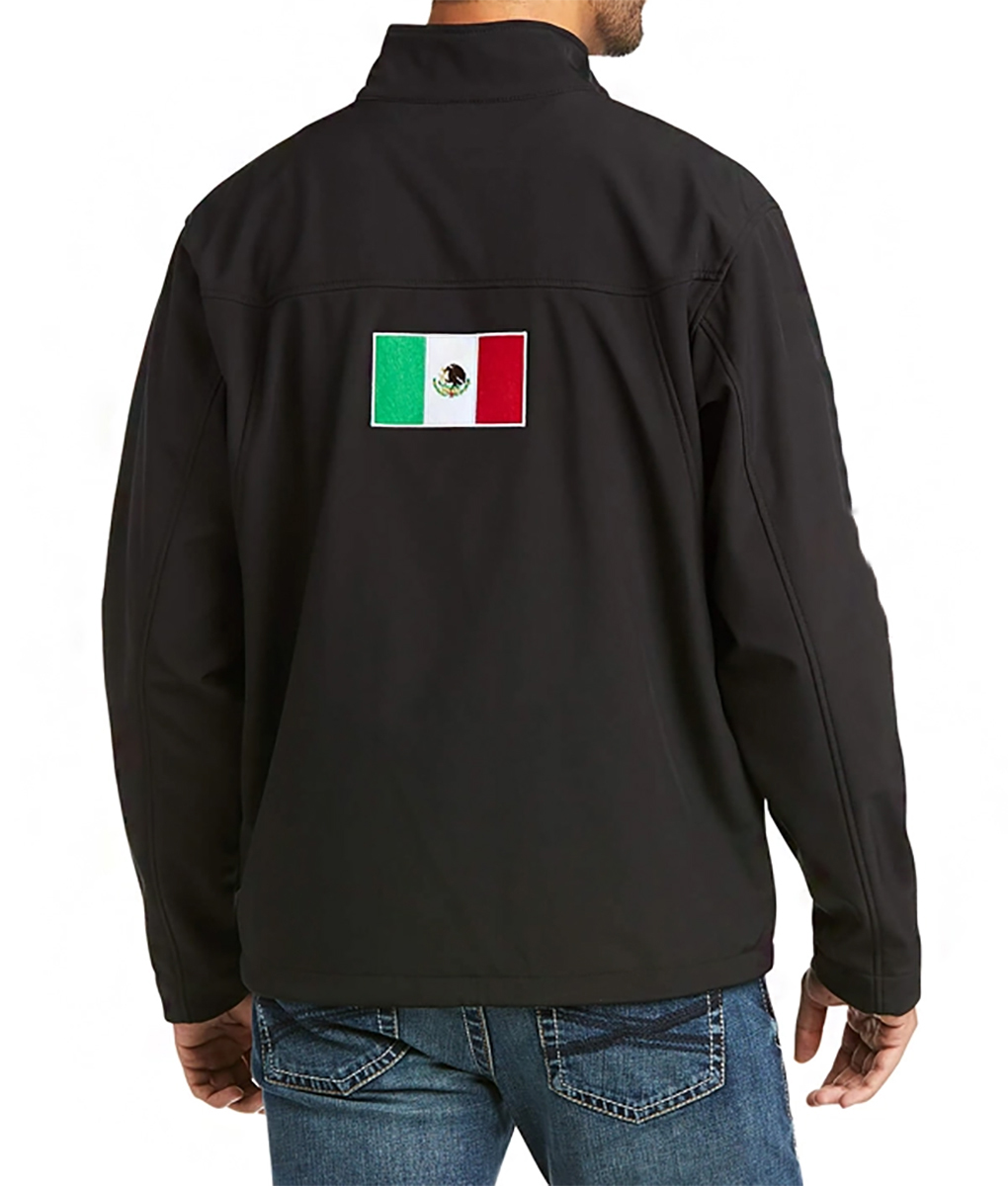 Mexican Flag Black Jacket | The Leather City