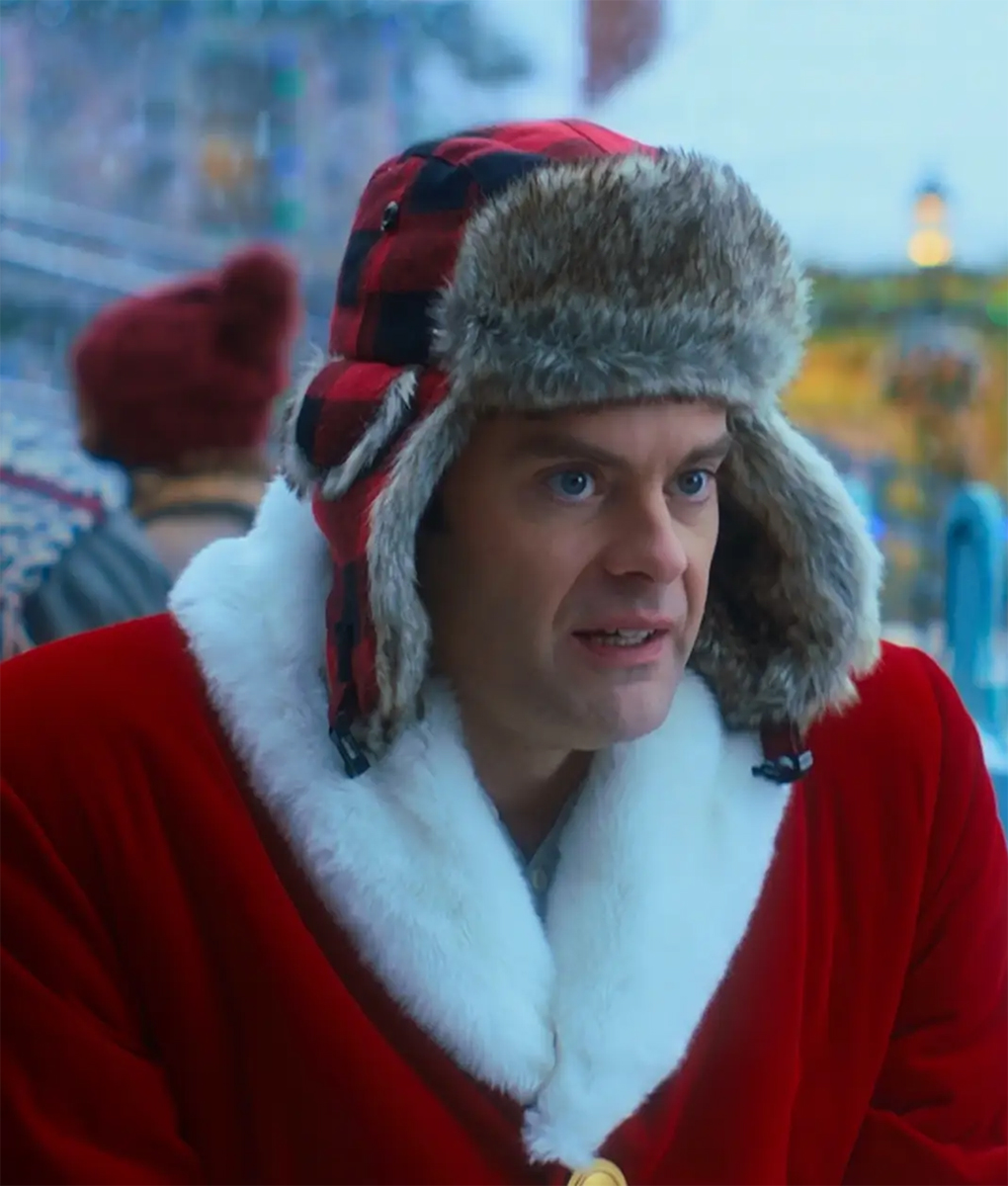 Noelle Nick Kringle Red Santa Coat | Bill Hader Coat
