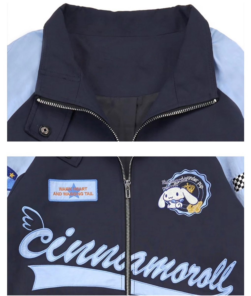 Cinnamoroll Racer Jacket | Sanrio Cinnamoroll Bomber Jacket