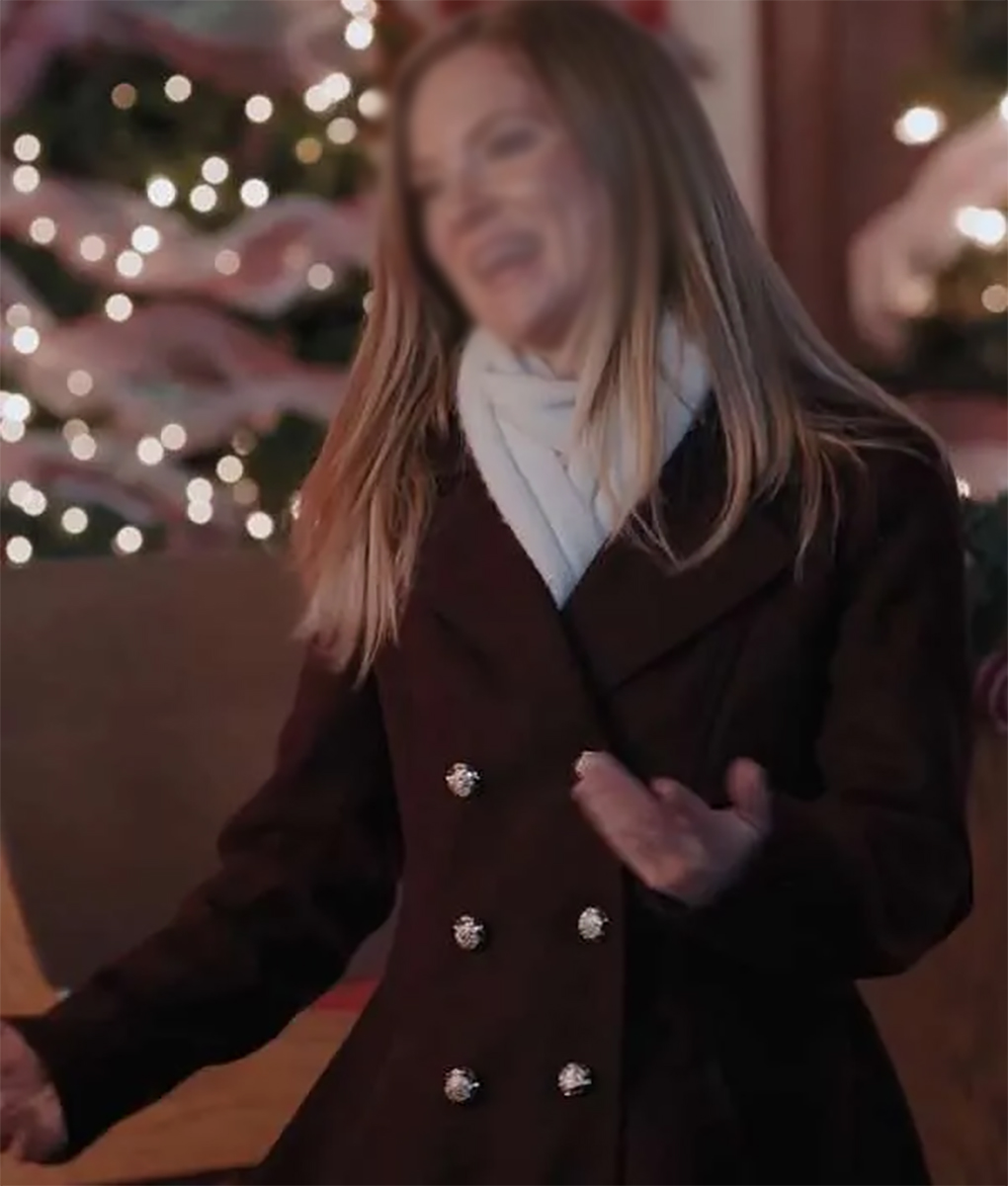 Everything Christmas Cindy Busby (Lori Jo) Maroon Coat