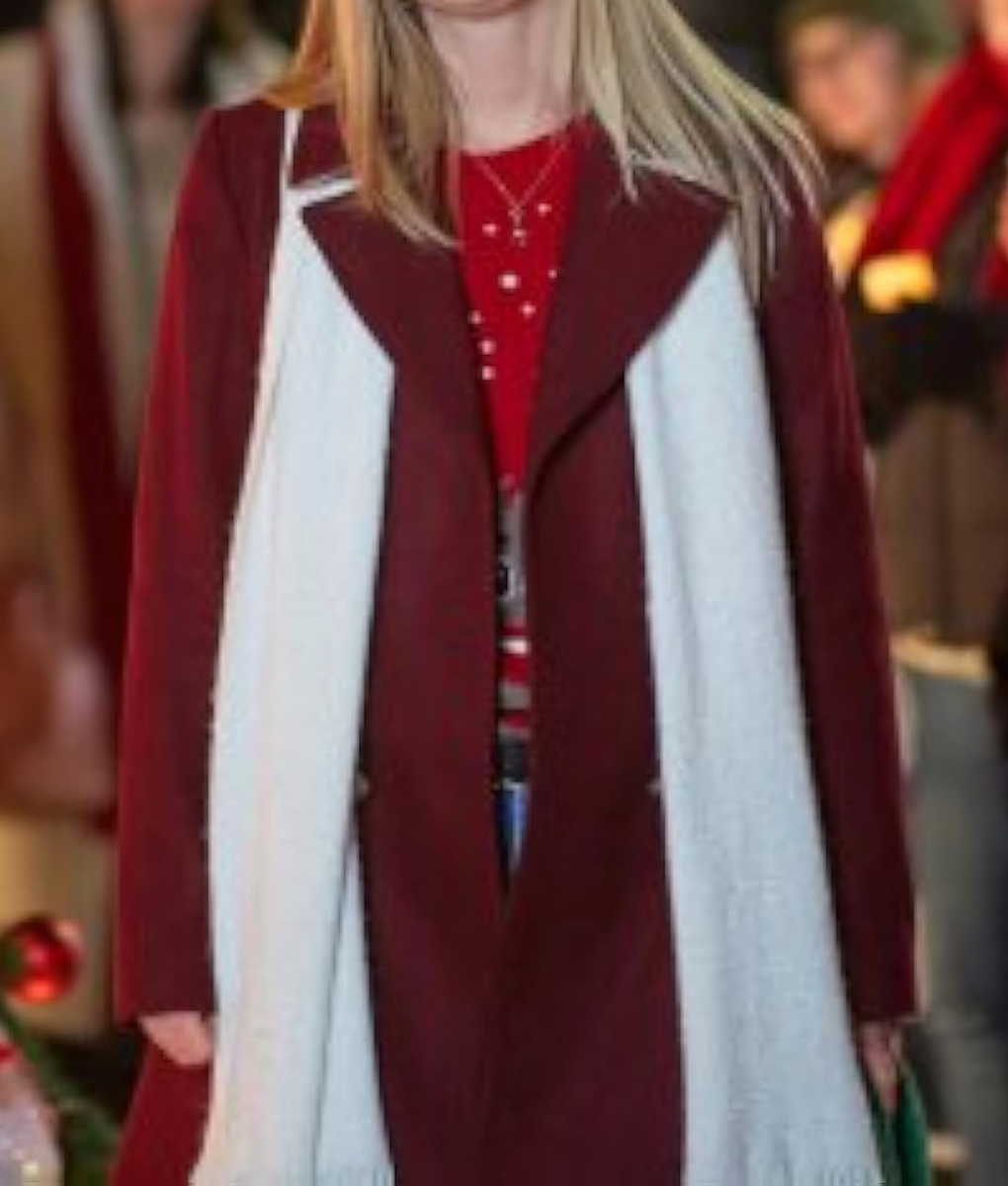 Everything Christmas Cindy Busby (Lori Jo) Maroon Coat