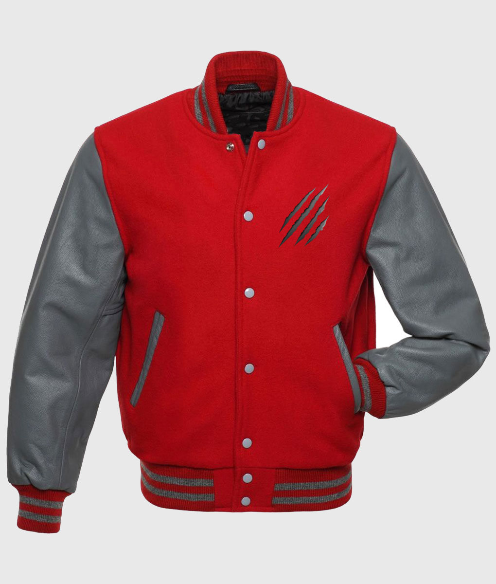 Godzilla x Kong The New Empire: Godzilla Red Varsity Jacket