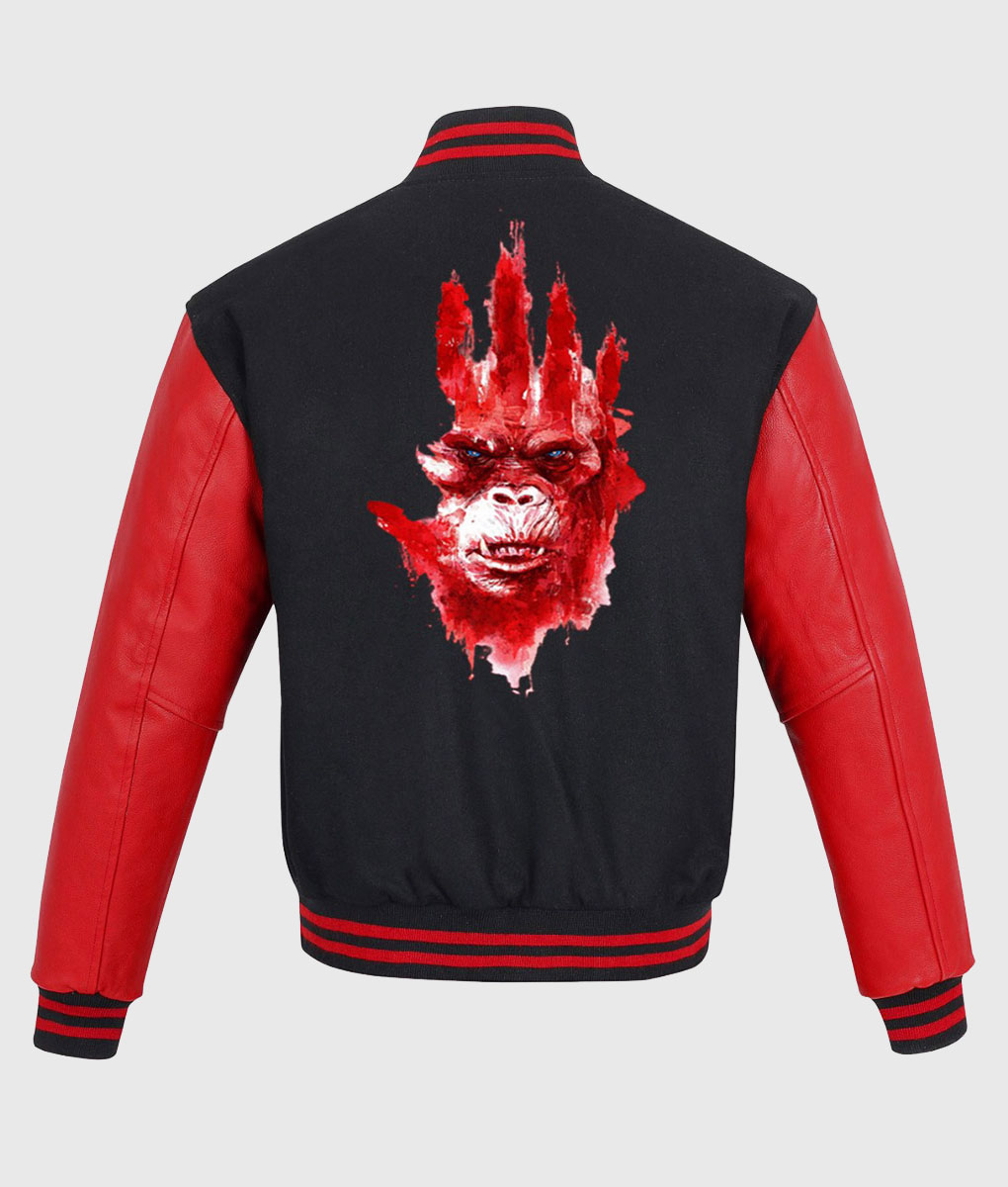 Godzilla x Kong The New Empire: Kong Varsity Jacket - TLC