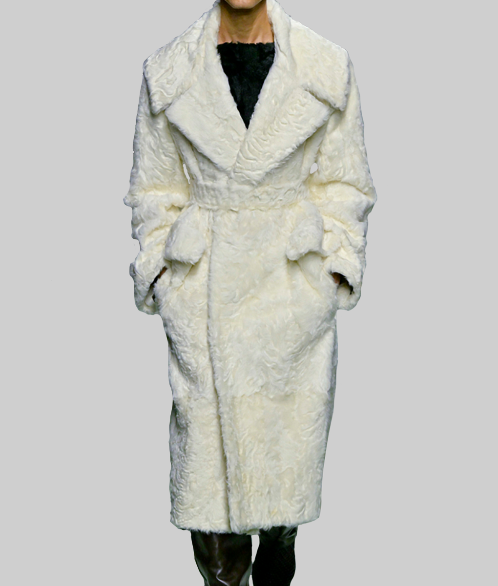 Kendall Jenner White Fur Coat | Kendall Jenner Outfits - TLC