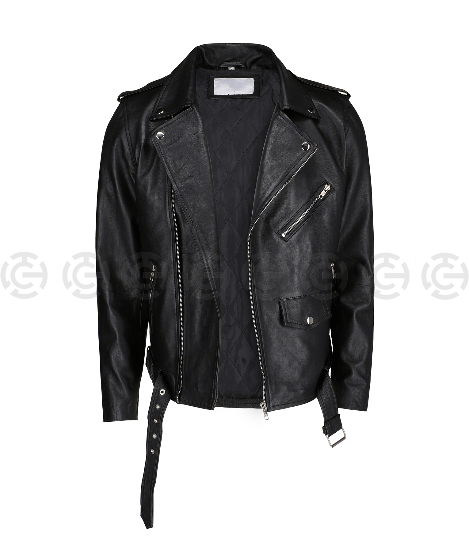 Jack Rooney 3 Body Problem Black Biker Jacket - Mens Black Leather ...