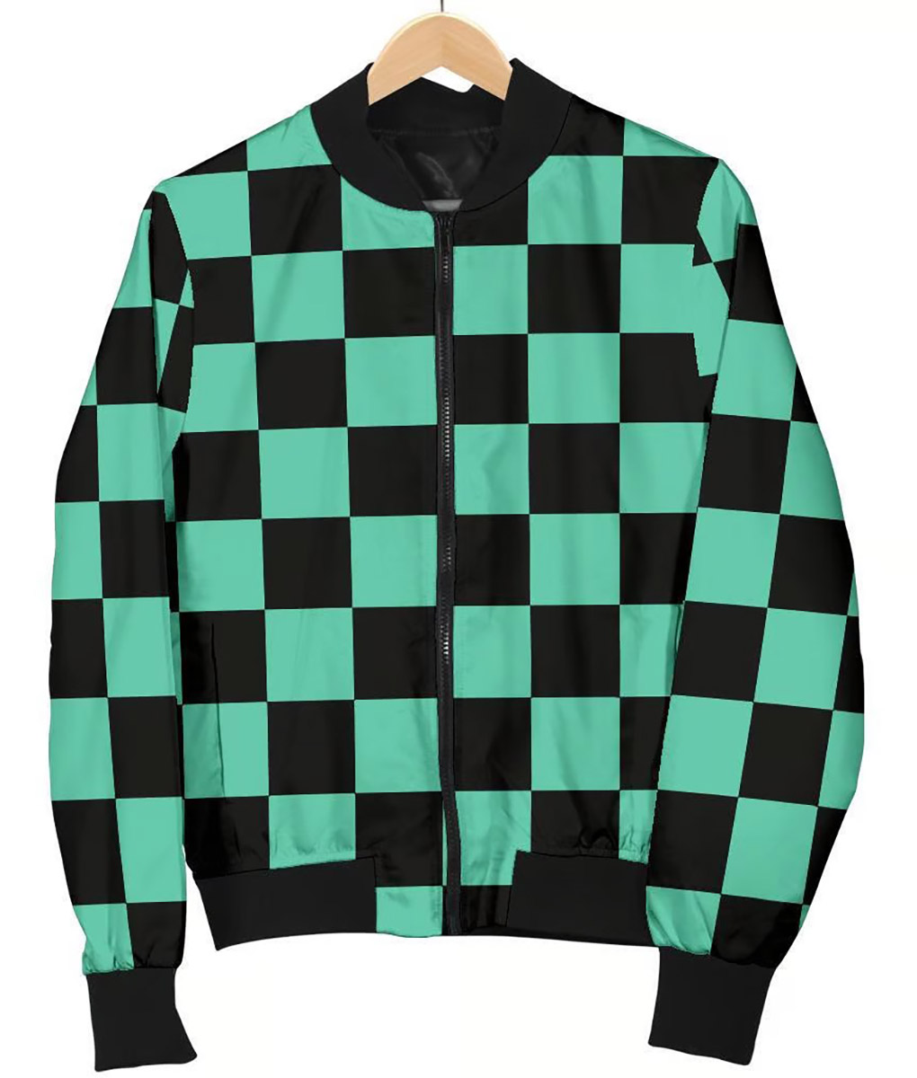 Demon Slayer Tanjiro Kamado Bomber Jacket | TLC
