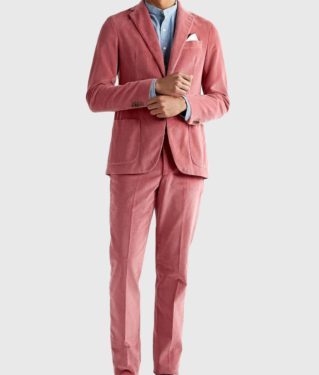 Globe Awards Jack Quaid Pink Suit | TLC