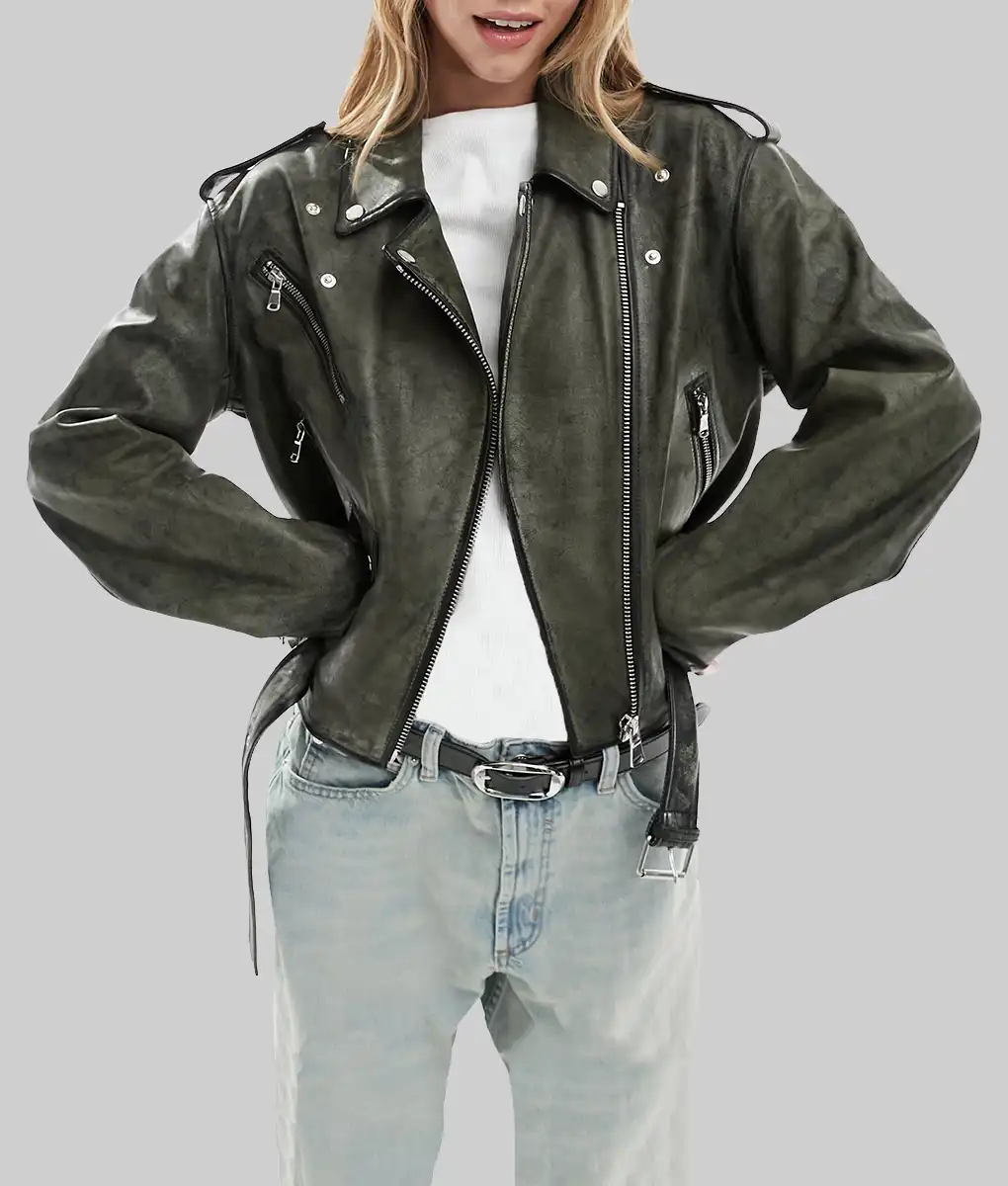 Molly Mae Biker Leather Jacket | TLC