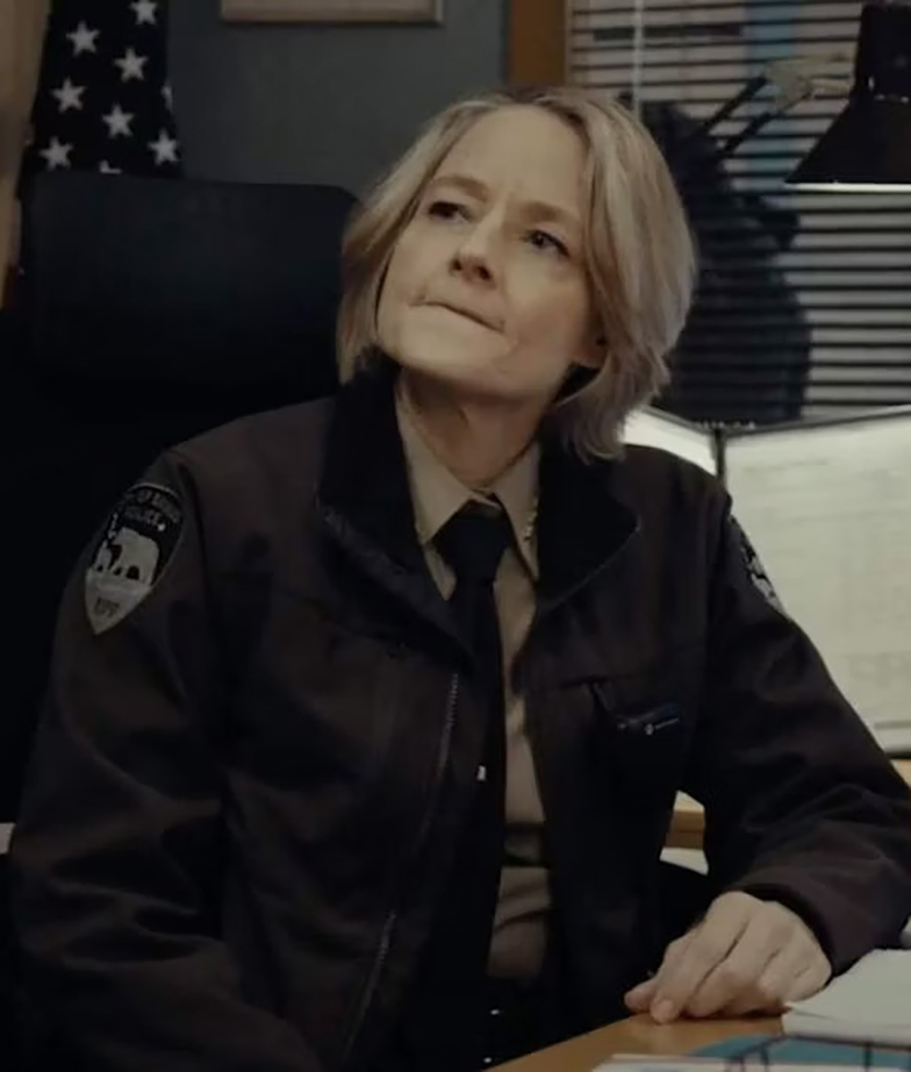 True Detective Liz Danvers Jodie Foster Brown Jacket | TLC