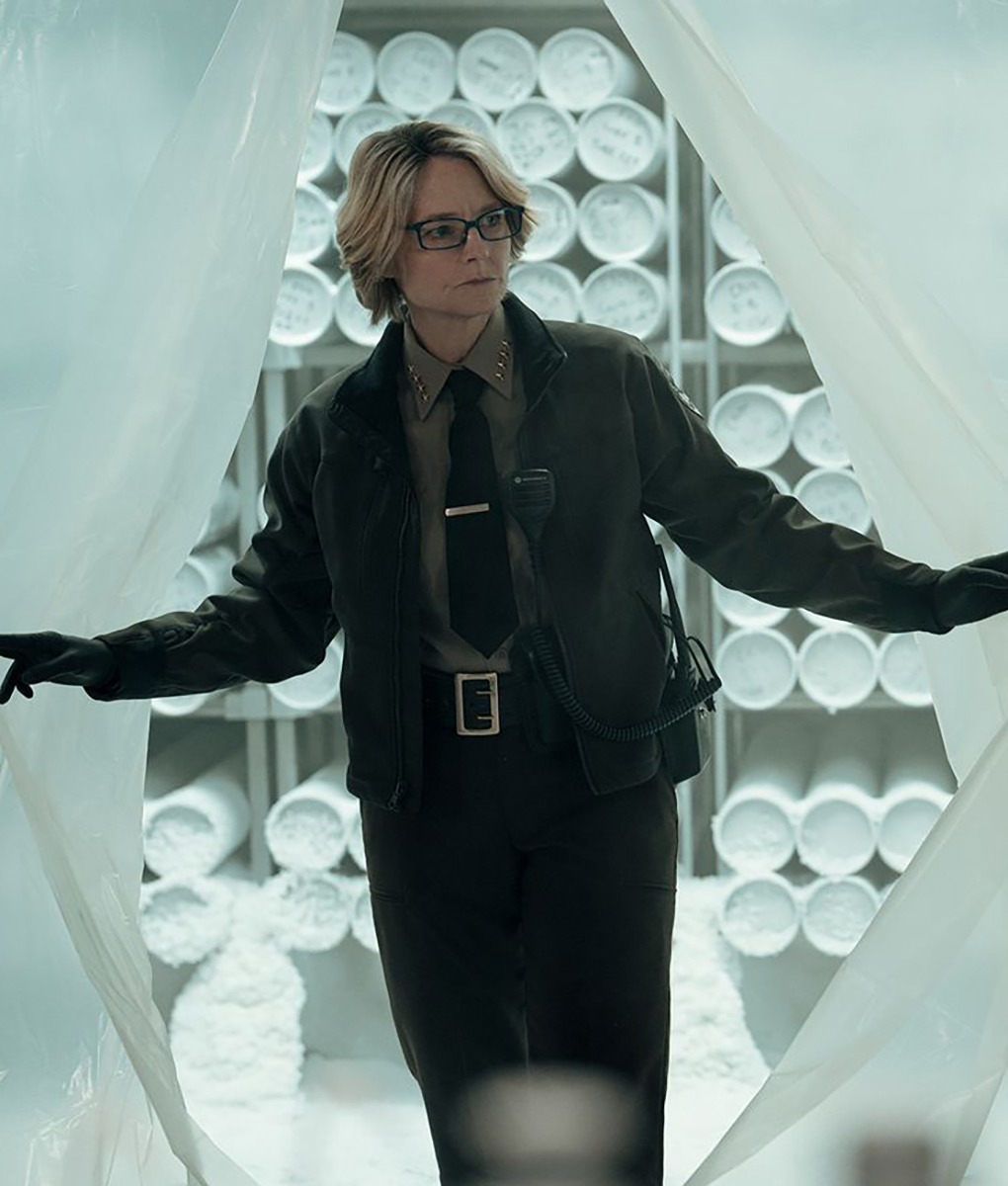 True Detective Liz Danvers Jodie Foster Brown Jacket | TLC