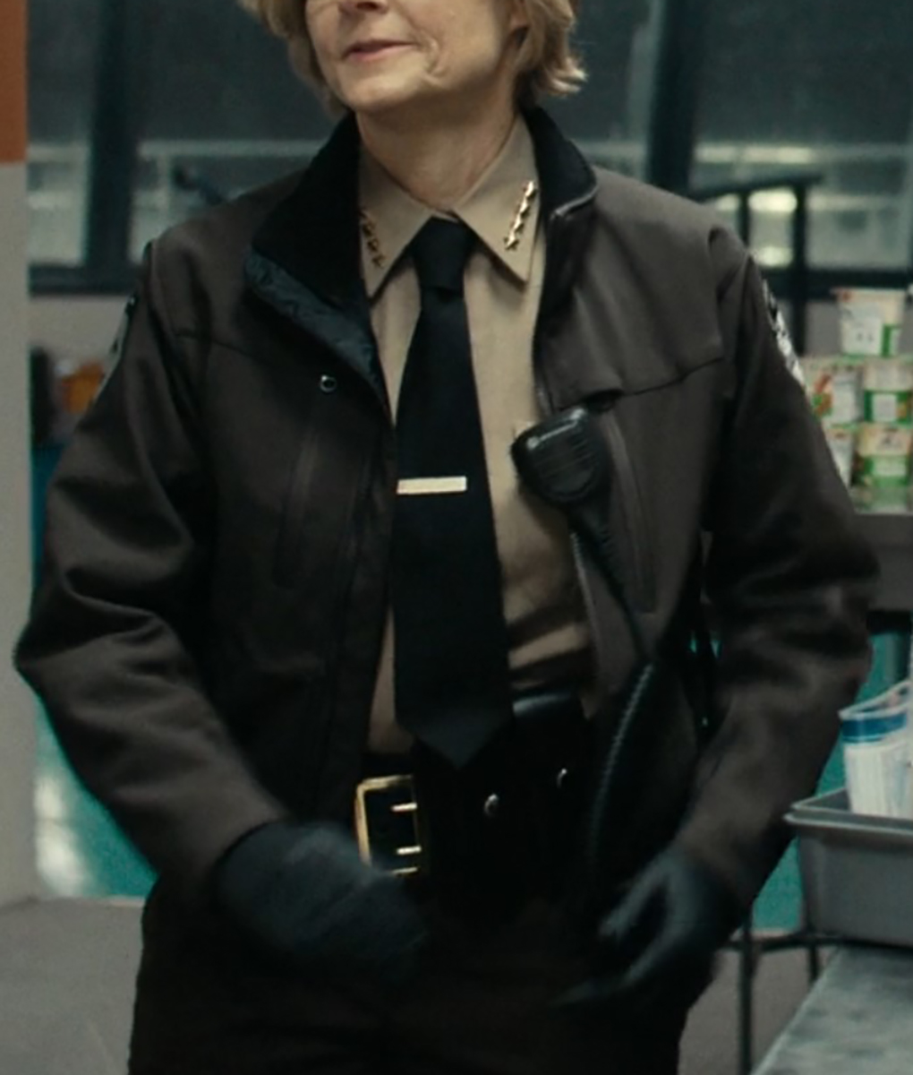 True Detective Liz Danvers Jodie Foster Brown Jacket | TLC